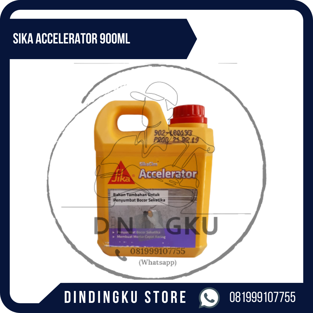 Sika Accelator Cairan Tambahan Penyumbat Bocor 900ml | Lazada Indonesia
