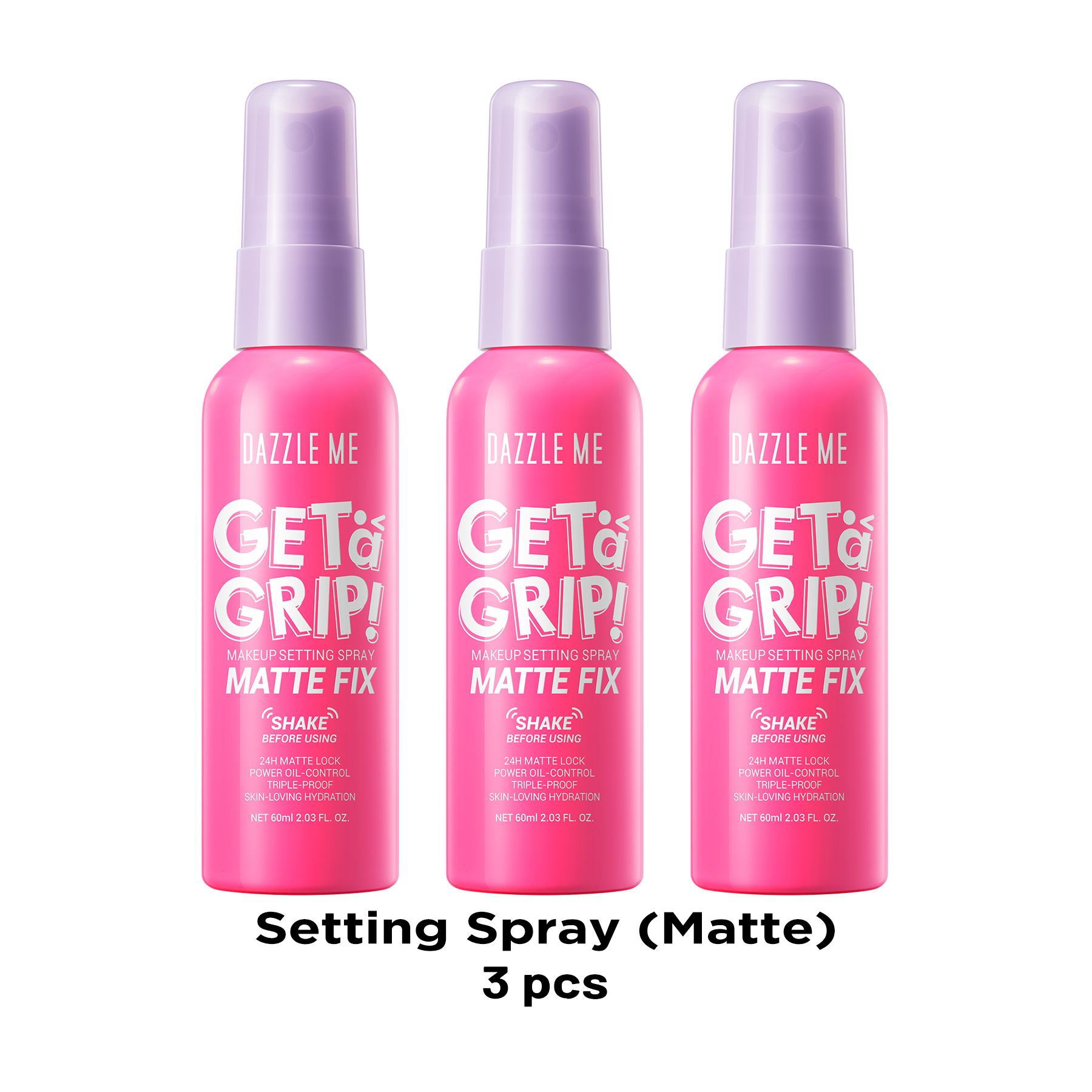 DAZZLE ME Get A Grip! Makeup Setting Spray Matte Fix | Lazada Indonesia