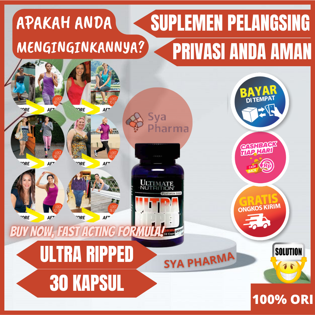 Ultimate Ultra Ripped Fast Acting Formula Pembakar Lemak Perut Buncit ...