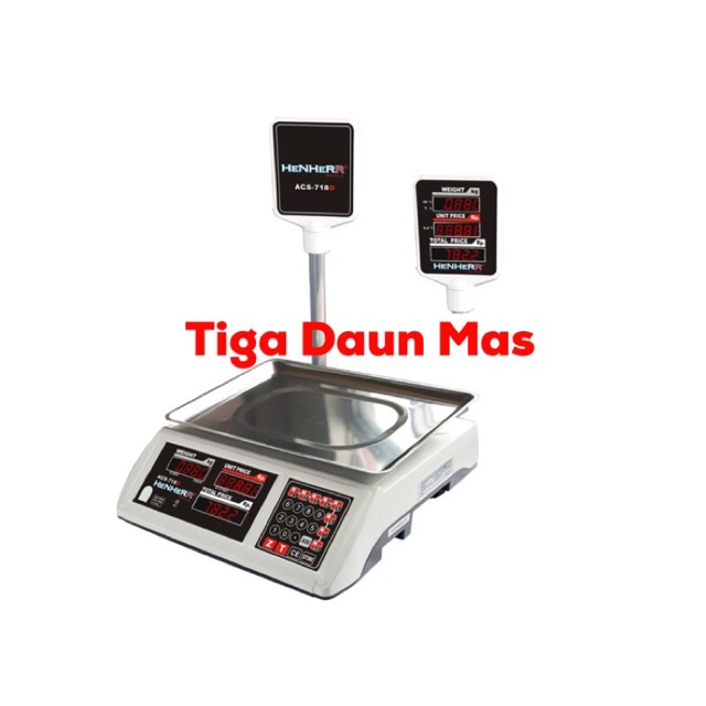 Timbangan Digital Barang / Timbangan Sembako pakai Tiang / Timbangan ...