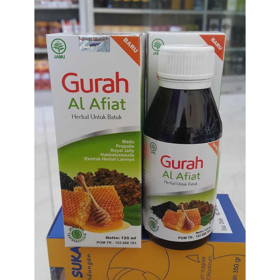 Madu Gurah Al afiat Anak Dewasa 125ML | Madu Gurah Fit Flu batuk ...