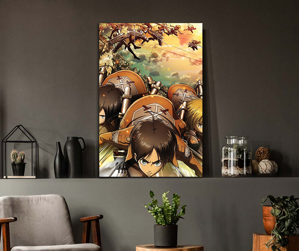 Hiasan Dinding Rumah Anime Attack on Titan/ Wall Decor AOT 9 mm ...