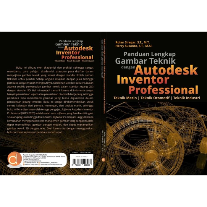 Panduan Lengkap Gambar Teknik dengan Autodesk Inventor Professional ...