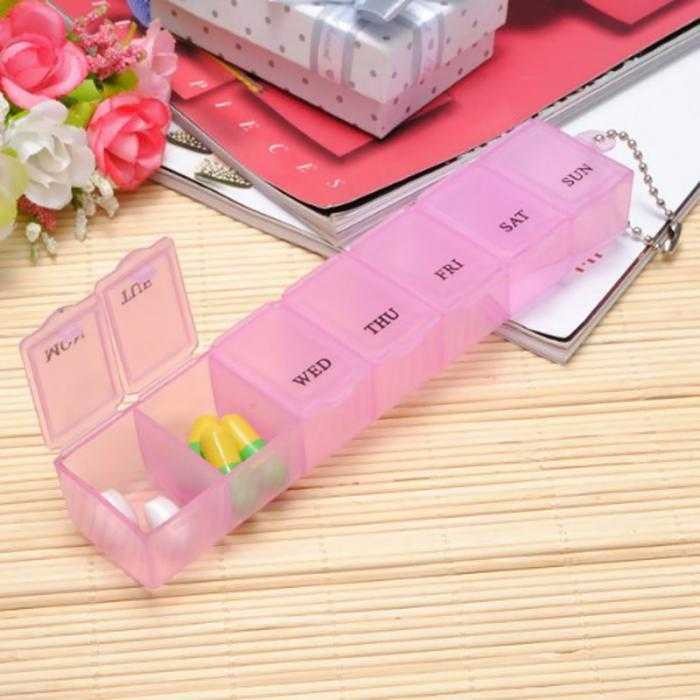 Kotak Obat Harian 7 sekat kotak obat Medicine Travel Box Obat Tempat ...