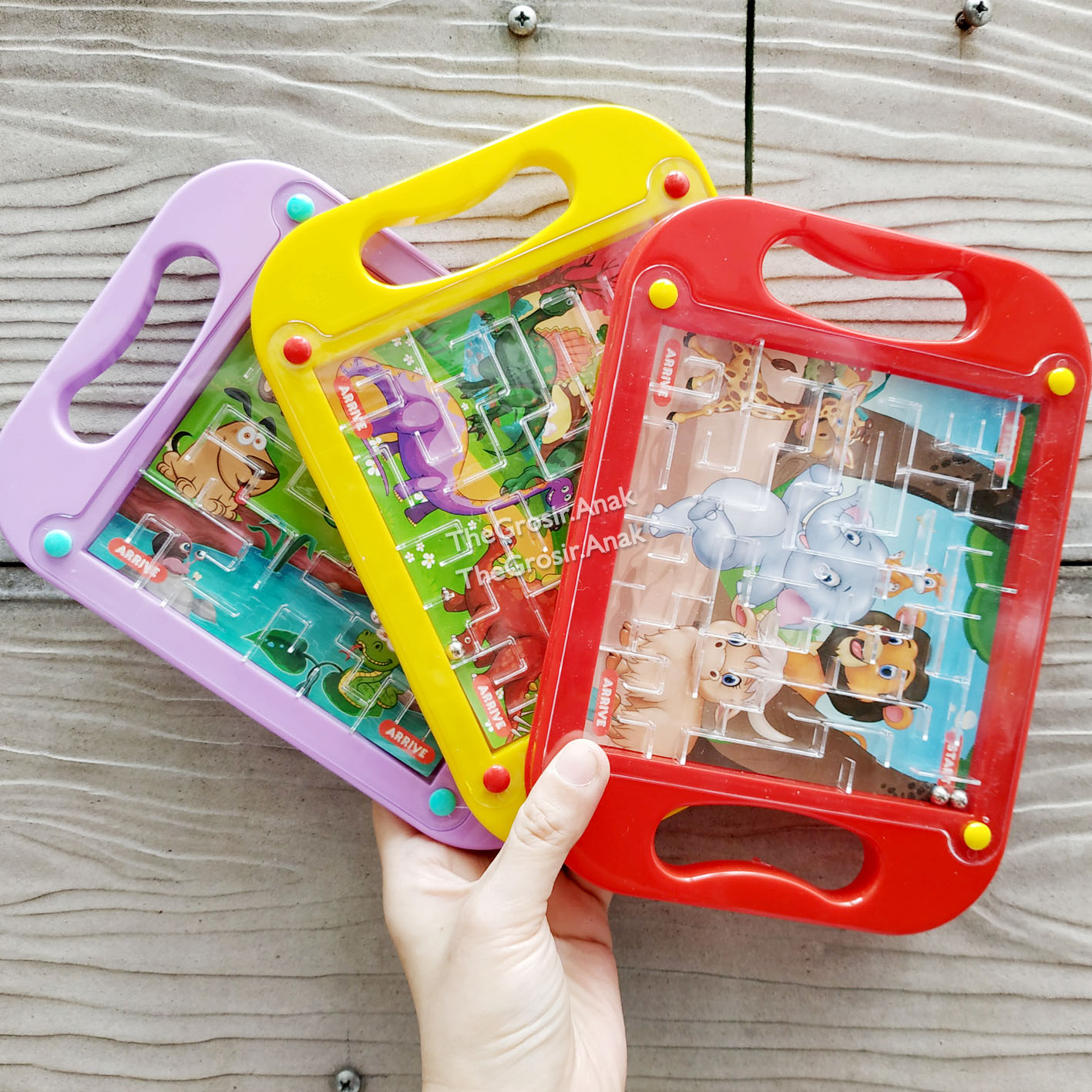 Blink Pinball BESAR Warna RANDOM Mainan Jadul Puzzle Labirin | Lazada ...