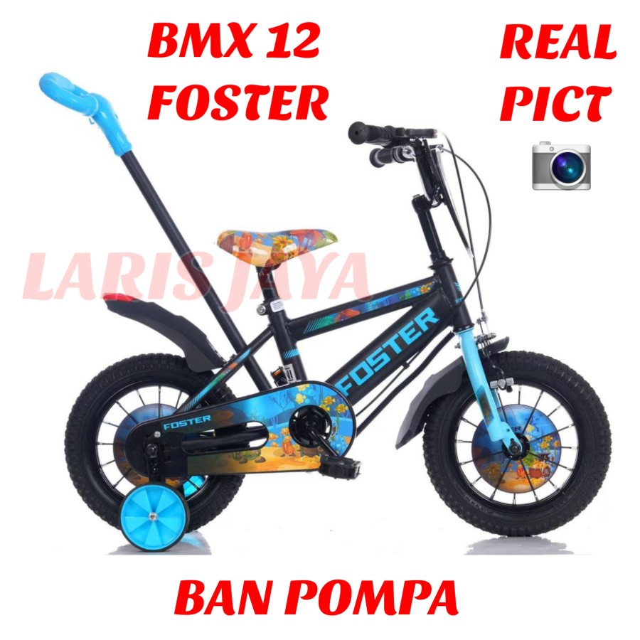 Sepeda anak bmx 12 inch FOSTER bmx anak 12 inch dorongan FOSTER sepeda ...