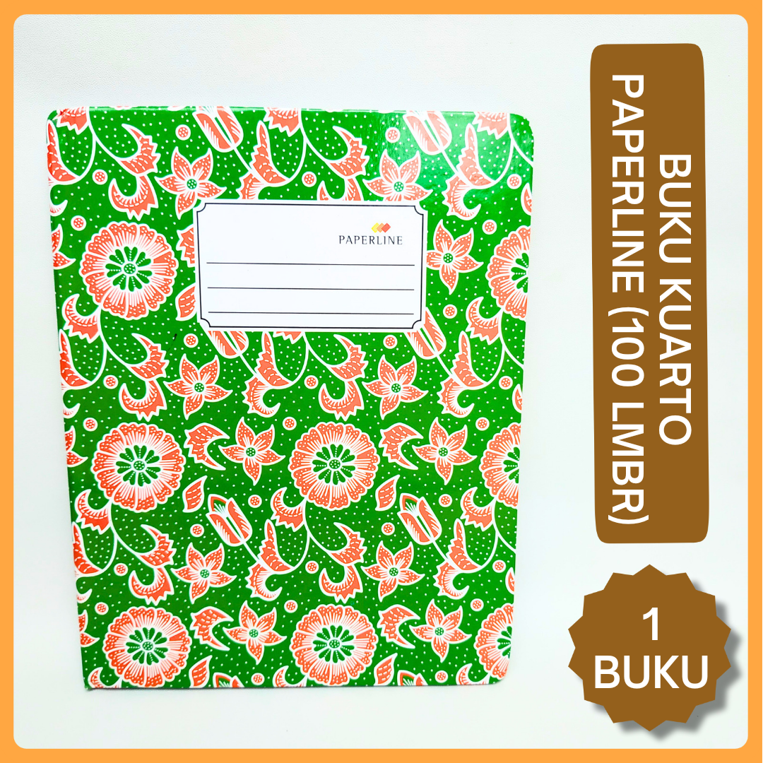 Buku Kwarto Kuarto Hard Cover Paperline 100 Lembar | Lazada Indonesia