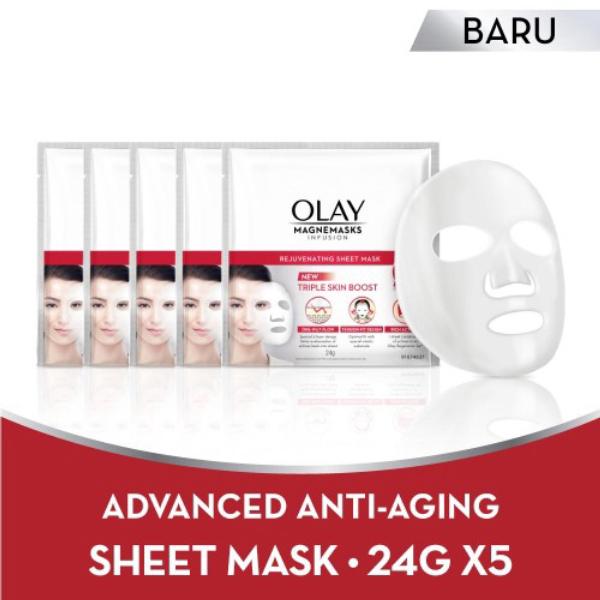 Olay Regenerist Rejuvenating Sheet Mask 24 G Isi 5 | Lazada Indonesia