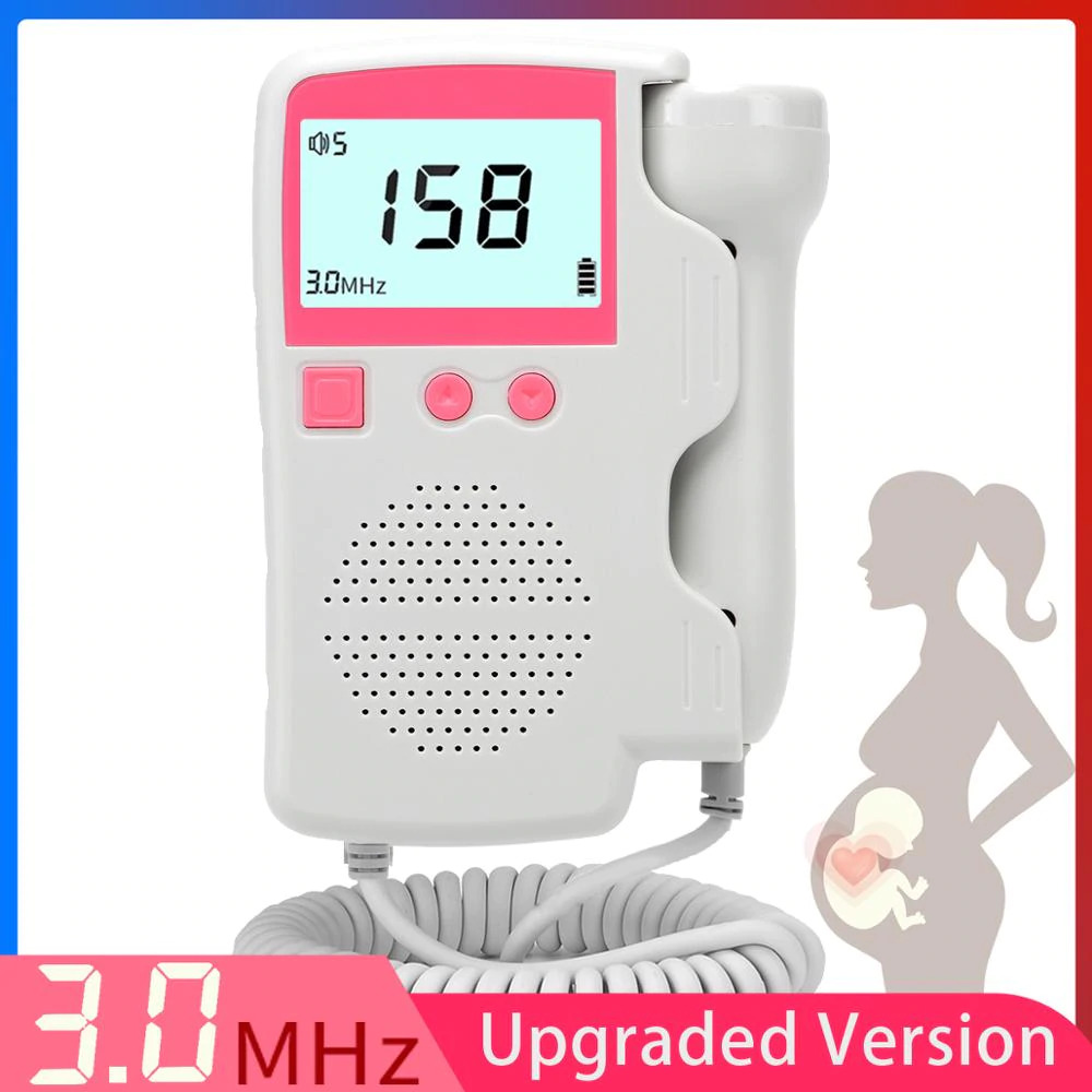 Alat Deteksi Jantung Janin Bayi Fetal Doppler Heartrate Monitor ...