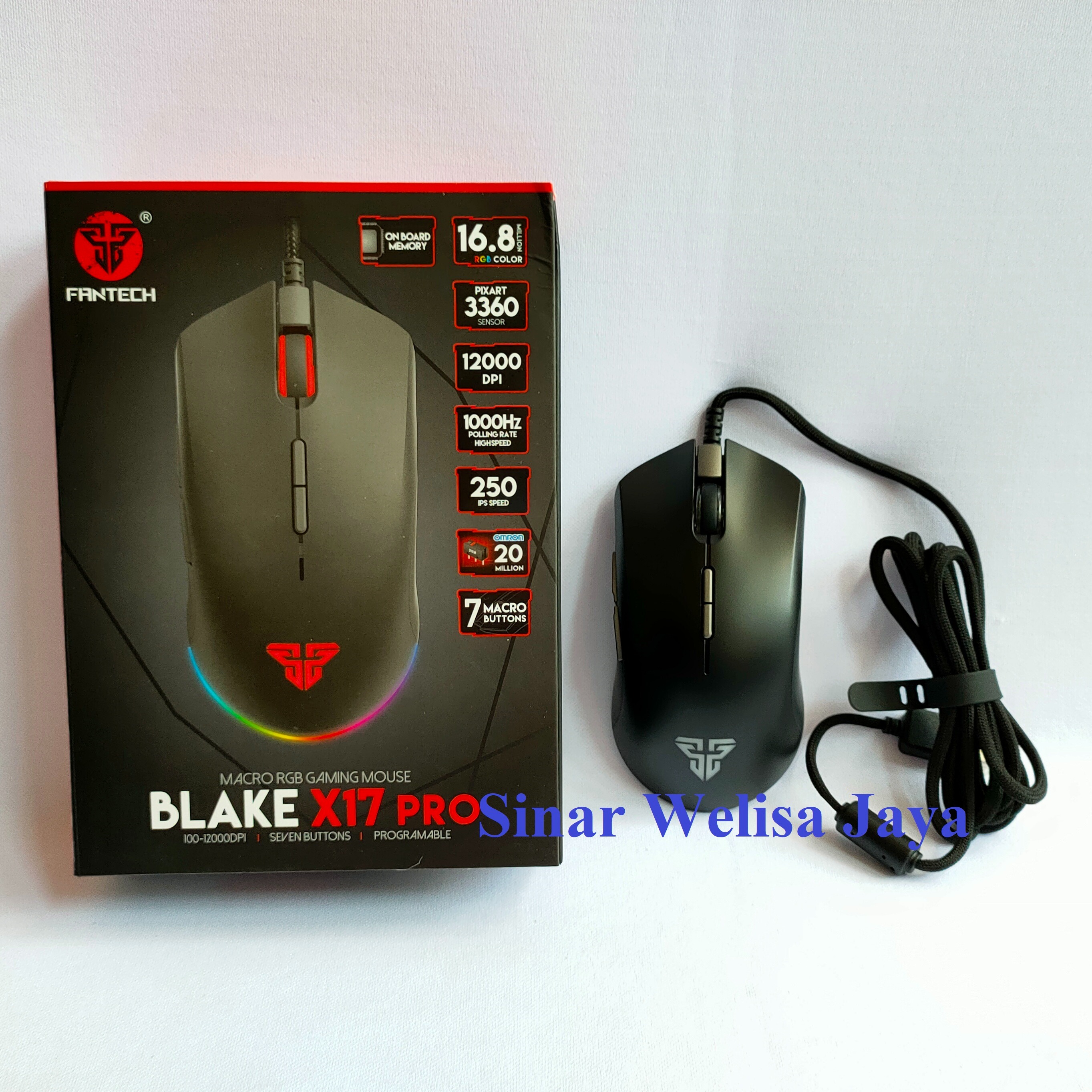Fantech Blake Gaming Mouse X17 Pro | Lazada Indonesia