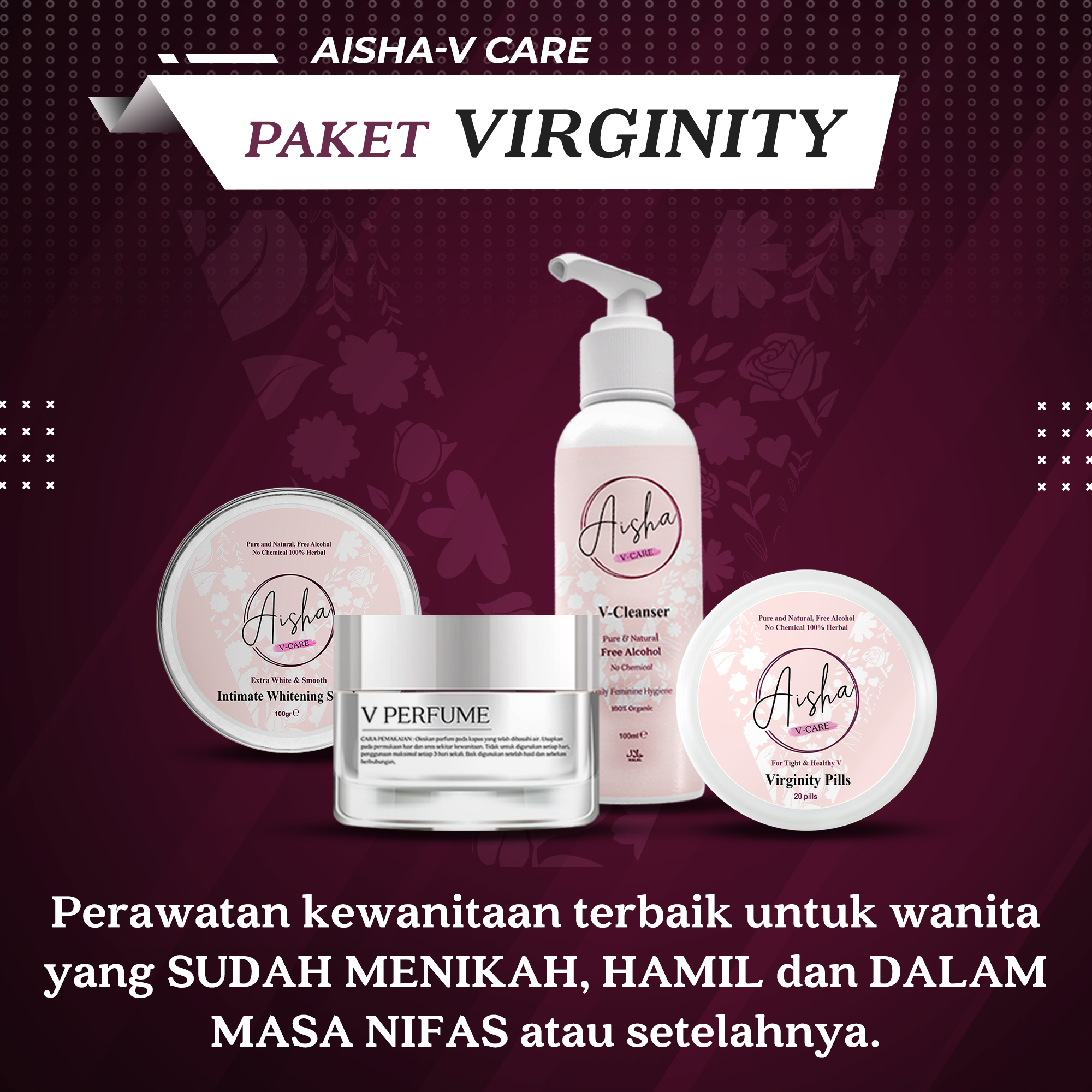 Paket Virginity Care | Aisha V-Care | Paket Perawatan Kewanitaan Sesuai ...
