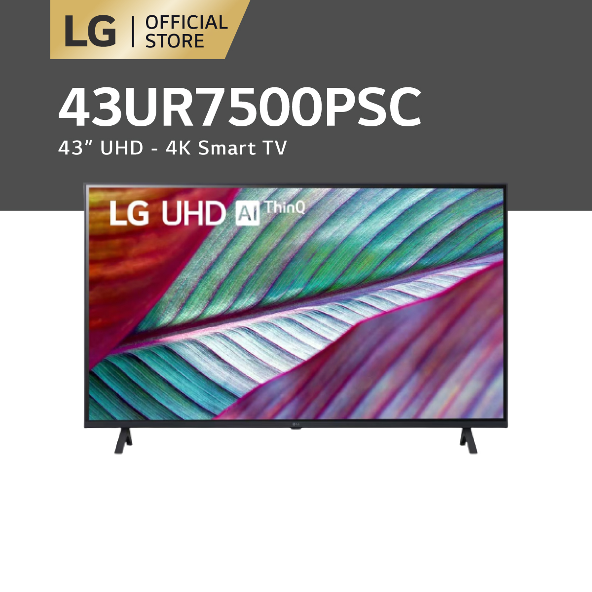 LG Smart TV 43 Inch 4K UHD UR75 - LG 43UR7500PSC - Smart TV, TV Digital ...