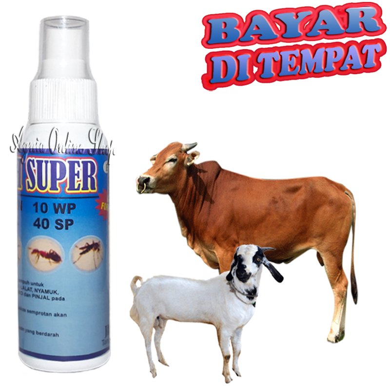 Obat Kutu Sapi Kambing AMPUH SUPER Penghilang Parasit Tungau Lalat ...