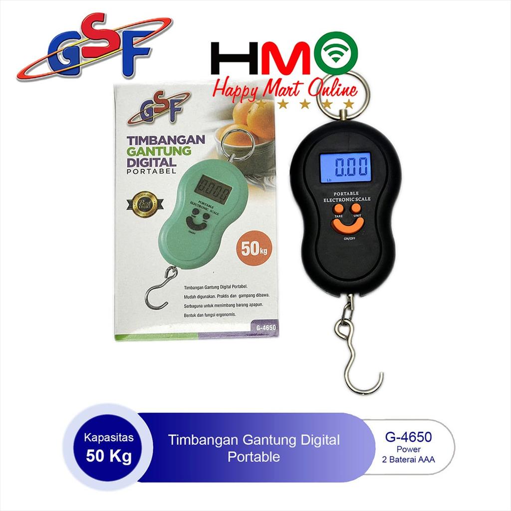 Timbangan Gantung Digital Kapasitas 50 KG Portable Electronic Hanging ...