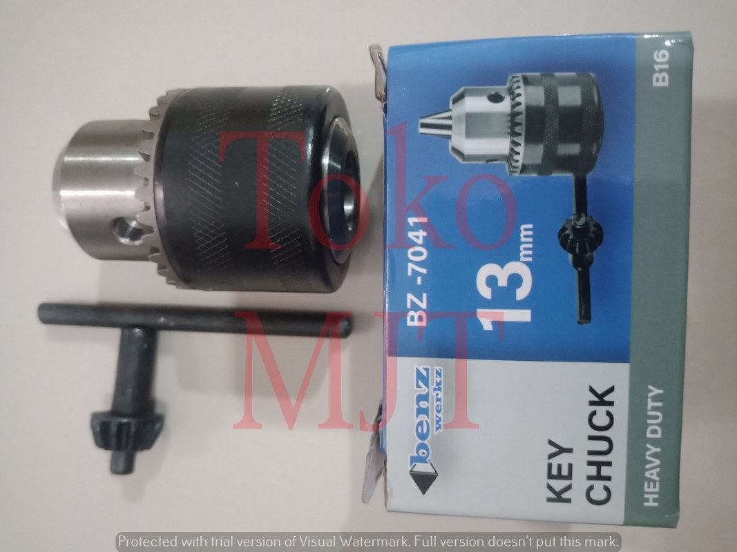 Kepala Bor Duduk Drill Chuck And Key 13mm B16 BENZ | Lazada Indonesia