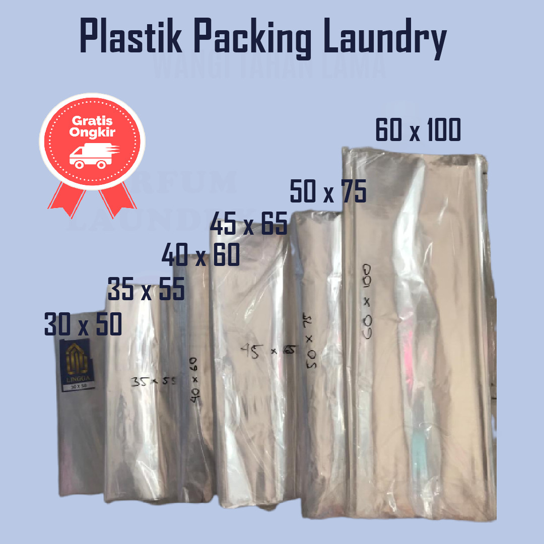Plastik PP Laundry Packing Bening Baju Kemeja Longdress 1 kg | Lazada ...