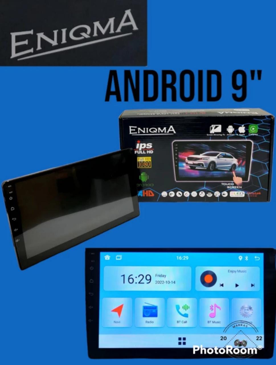 HEAD UNIT TAPE MOBIL DOUBLE DIN Android Enigma EG 1078 Universal 9 Inch | Lazada Indonesia