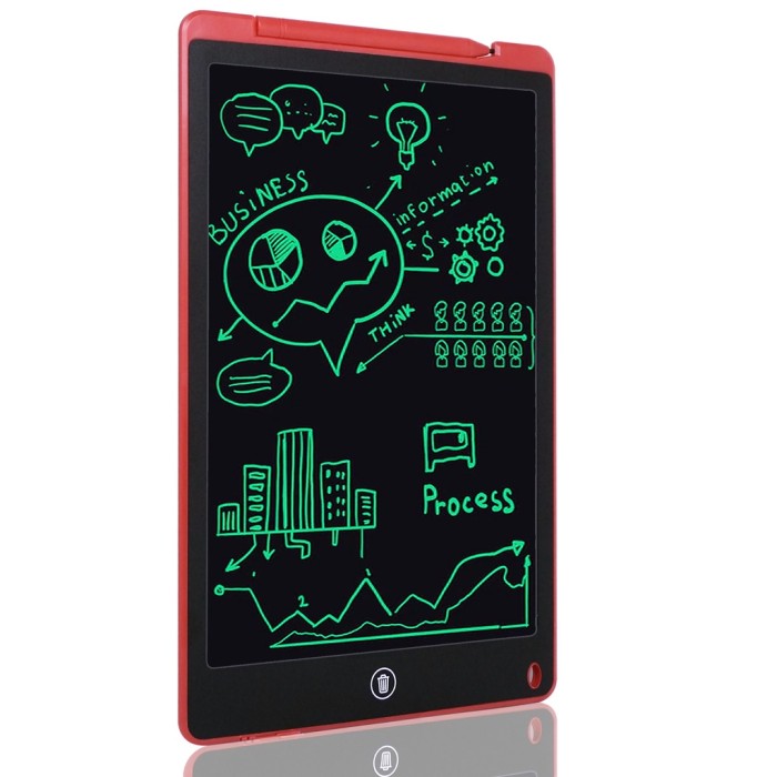 Papan Tulis Gambar Anak LED Wicue Writing Tablet 12 Inch Colorful ...