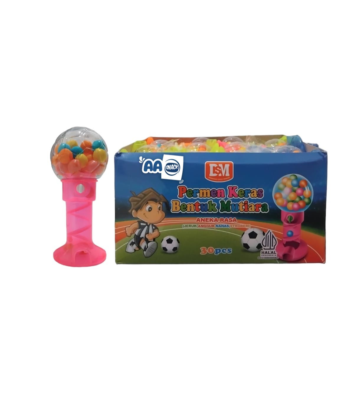 DSM PERMEN KERAS BENTUK UNDIAN PIALA BOX ISI 30 | Lazada Indonesia