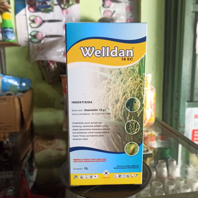 INSEKTISIDA WELLDAN 18 EC 1 Liter PENGENDALI THRIPS ABAMEKTIN 18 ...