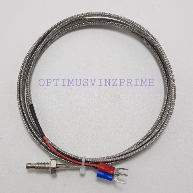 Thermocouple / Termocouple bayonet Type K (Sensor Suhu) 2 Meter ...