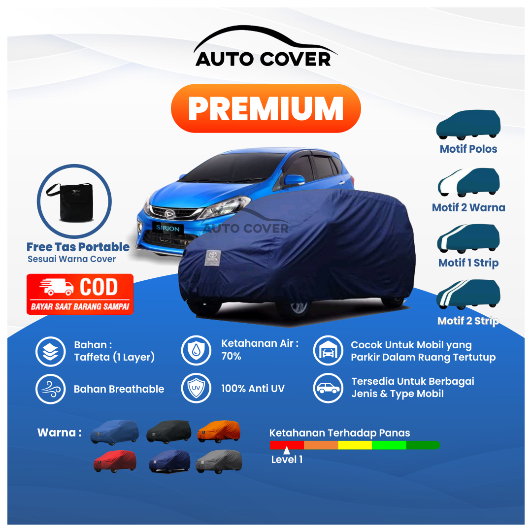 Autocover Cover Mobil TERIOS Body Car Premium Rocky Superior Semi ...