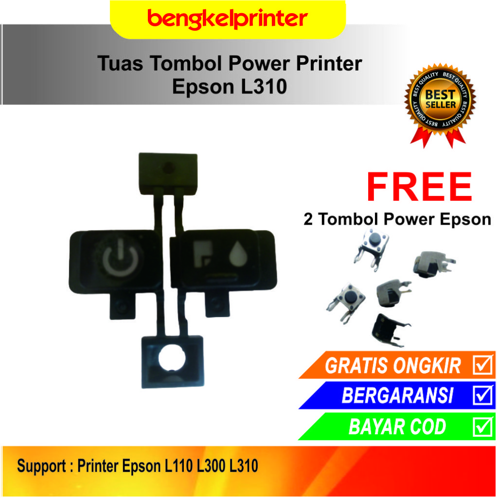 Tuas Switch Power ON OFF Printer Epson L310 L300 L110 | Switch ON OFF ...