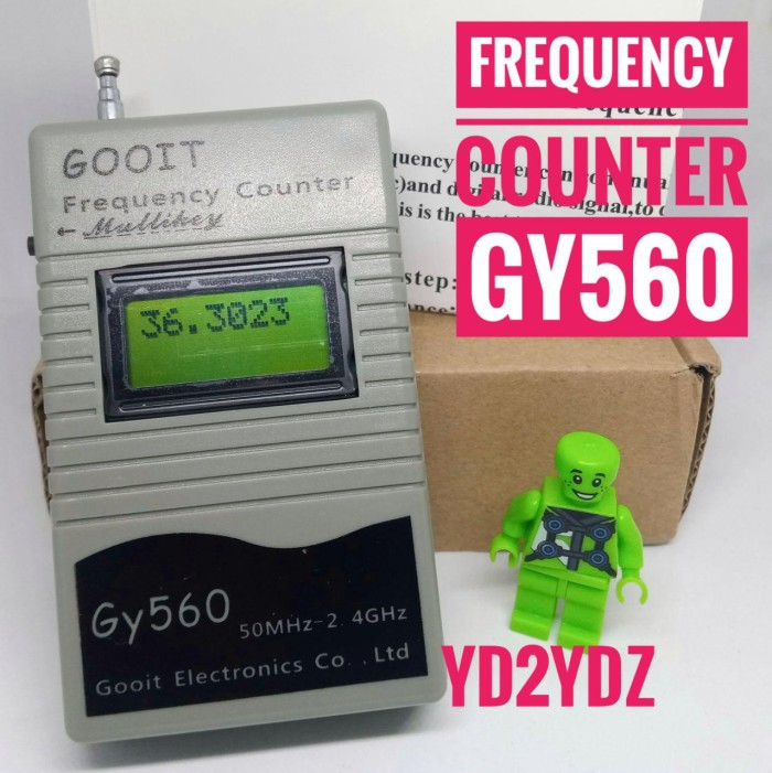 gooit gy560 mini portable frequency meter counter gy-560 frekuensi vhf ...