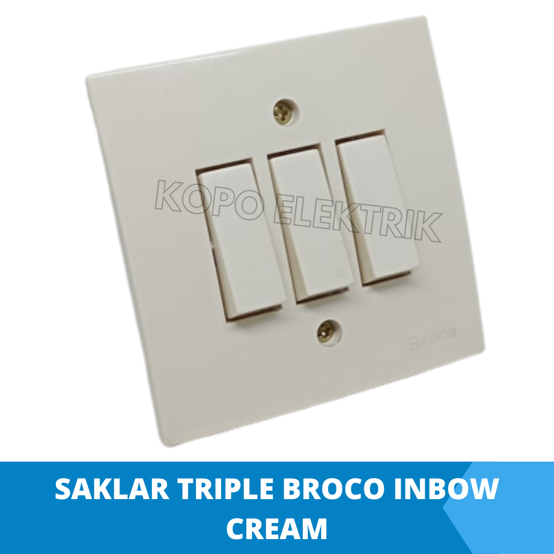 Saklar Triple Broco Tanam / Inbow | Lazada Indonesia