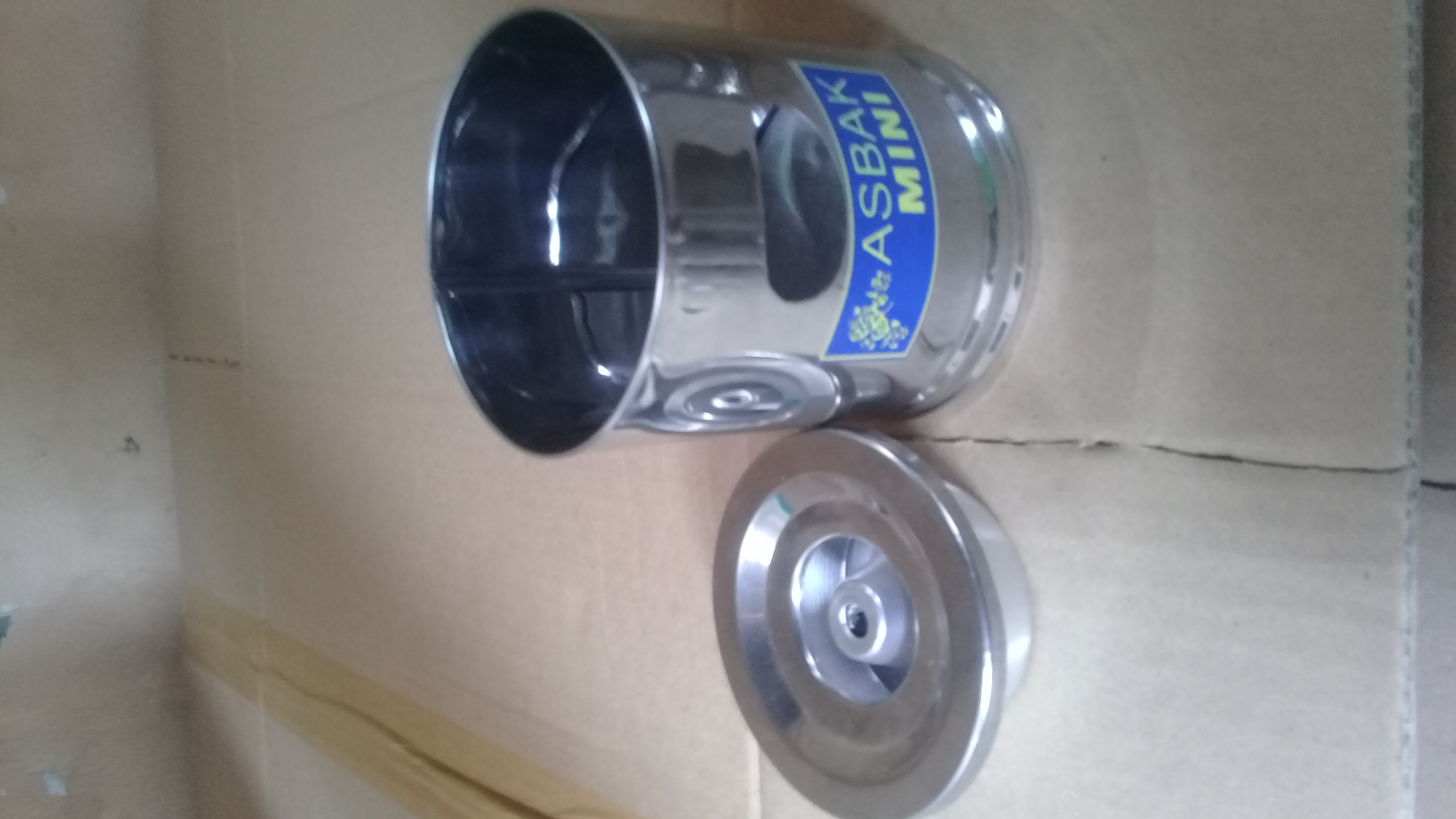 ASBAK ROKO MINI/ASBAK ROKO STANLEES/ TONG SAMPAH ASBAK ROKO MINI ...