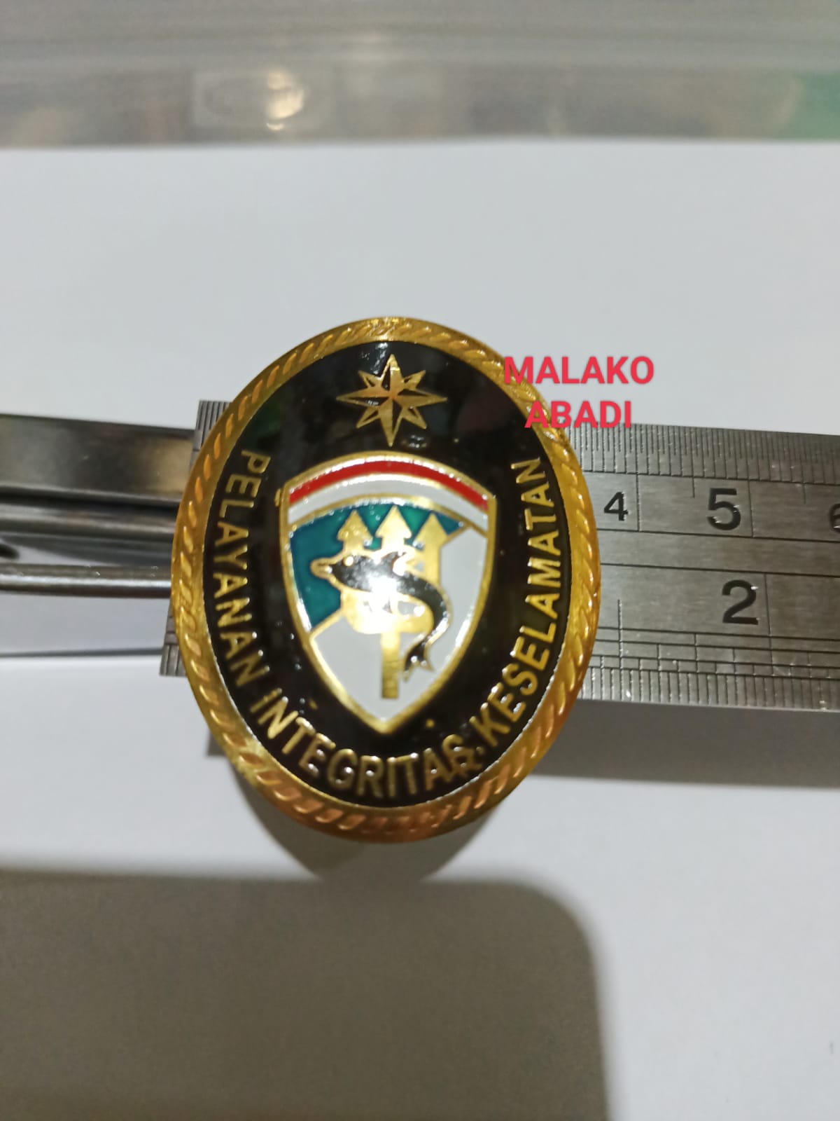 Bros pin pelayanan integritas keselamatan perhubungan laut besar ...