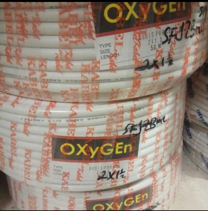 Harga 1 Rol Kabel Listrik Oxygen 1 rol NYM 2 x 1.5 mm / 2 x 1,5 mm ...