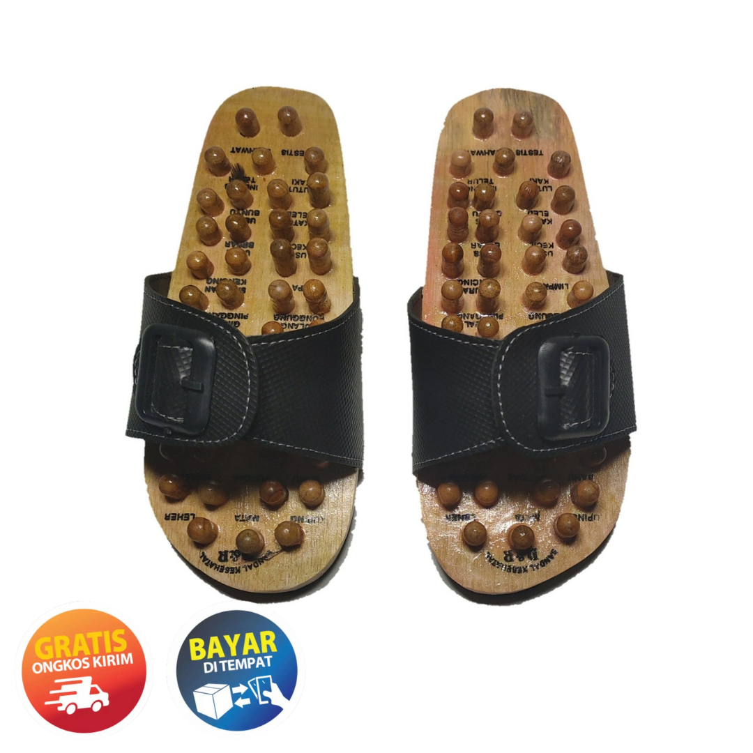 Sandal Refleksi Kesehatan Kayu / Sandal Refleksi Kaki / Sandal Pijat ... Sandal Refleksi Kesehatan Kayu / Sandal Refleksi Kaki / Sandal Pijat ...