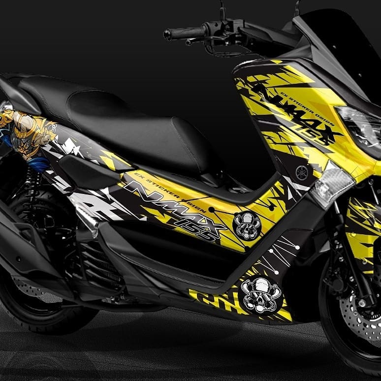 decal nmax kuning sticker vareasi nmax fullbody | Lazada Indonesia