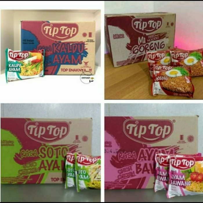 APJ - MIE TIPTOP 1 DUS isi 40 PCS VARIAN RASA / MIX MIE TIP TOP / MIE ...