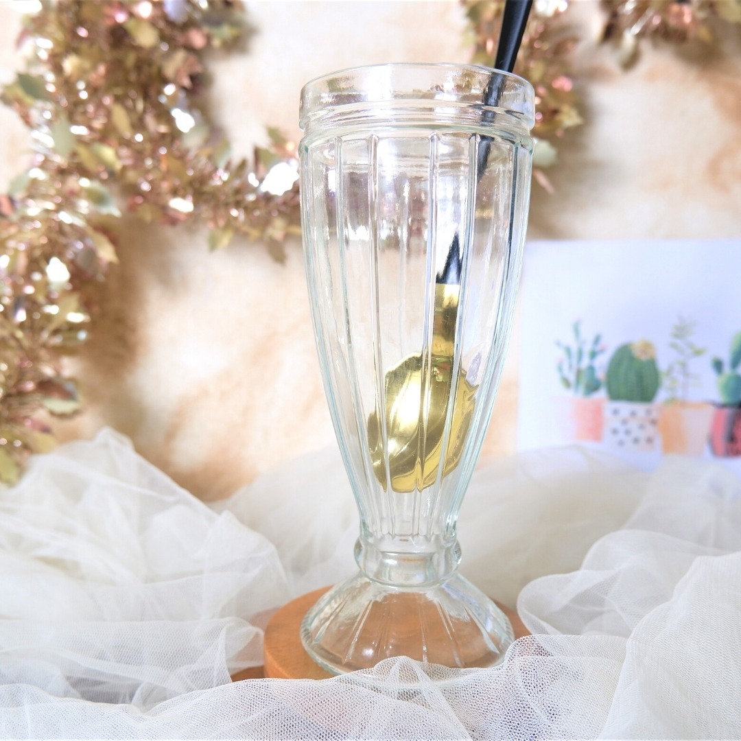 Milkshake Soda Glass Gelas Susu Soda Gelas Es Krim Gelas Jus | Lazada ...