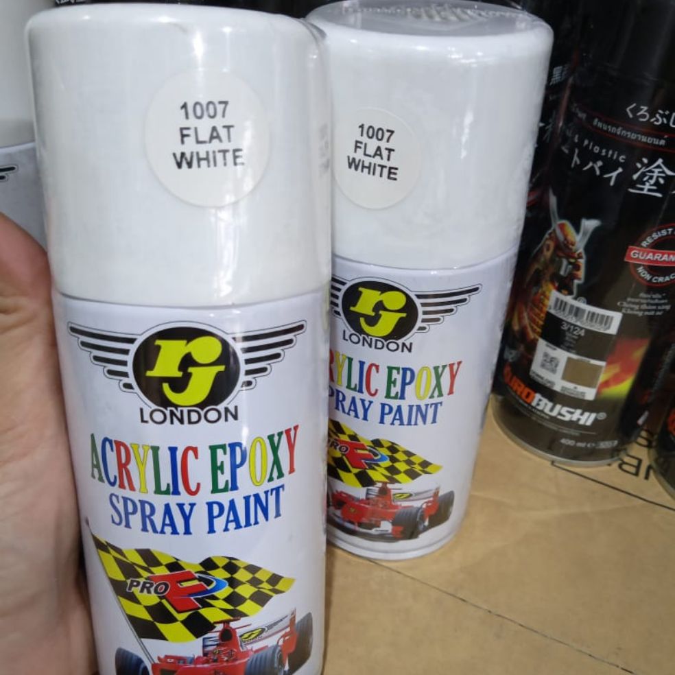Pilok Pilox Cat RJ Putih Doff / Flat white 1007 300cc Cat Semprot Rj ...