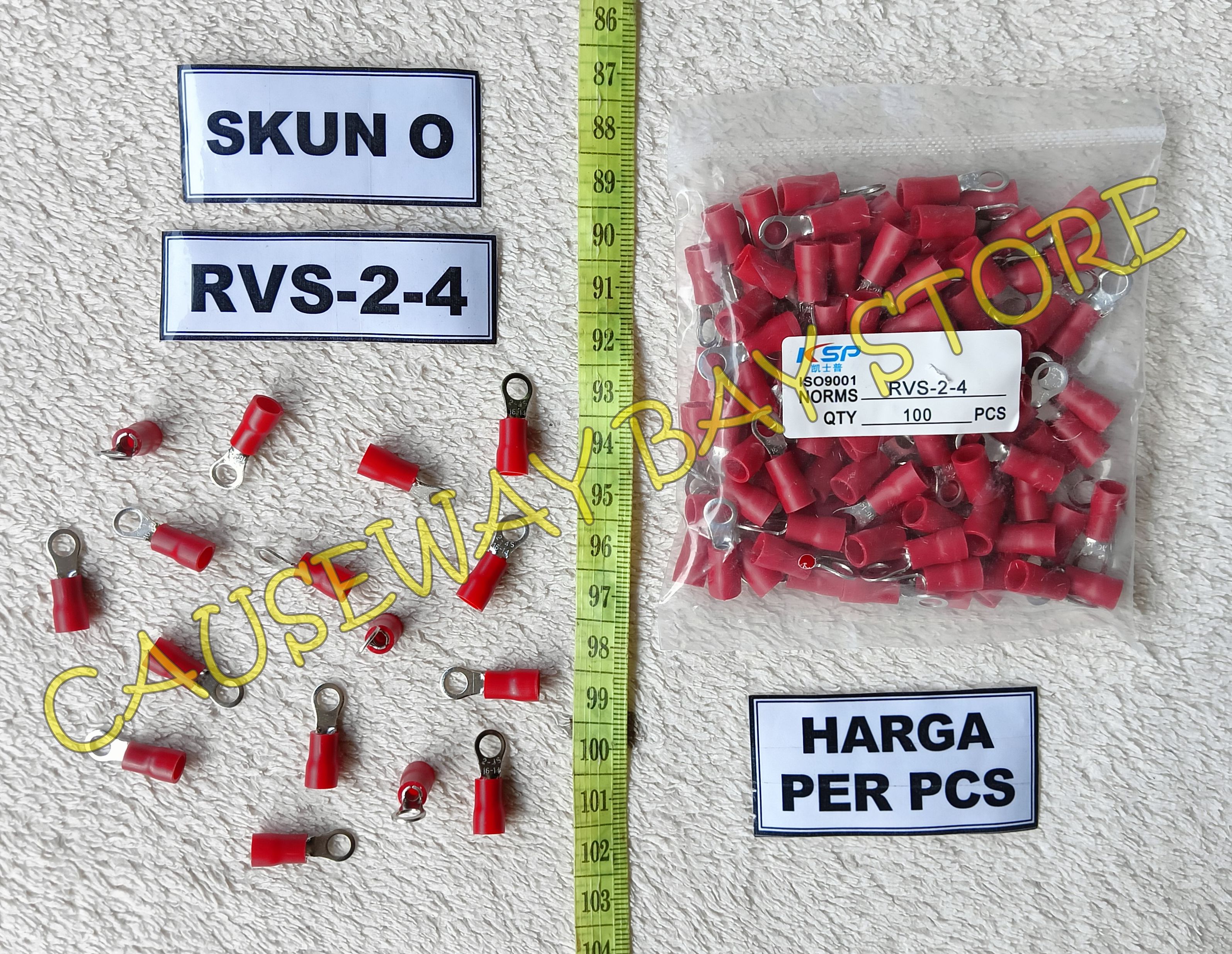 Skun RING O RVS 2 - 4 MERAH HARGA PER 5 PCS | Lazada Indonesia