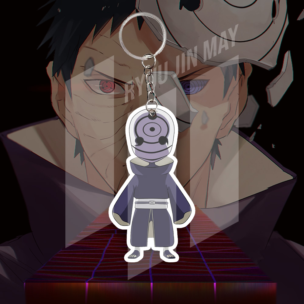 Gantungan Kunci / Keychain / Gantungan HP - Naruto - Obito Uchiha ...