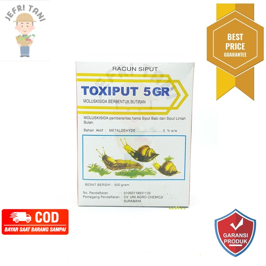 Toxiput Moluskisida 500 Gr Racun Ampuh Pembasmi Bekicot | Lazada Indonesia