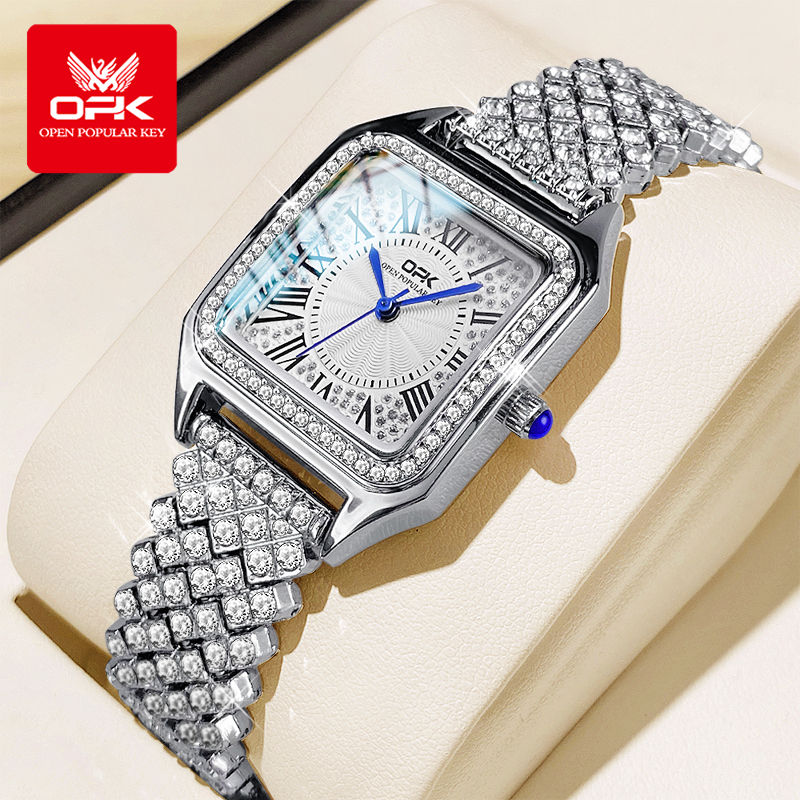 OPK Jam Tangan Wanita Terbaru 2024 Anti Air Original Kecil Fashion ...