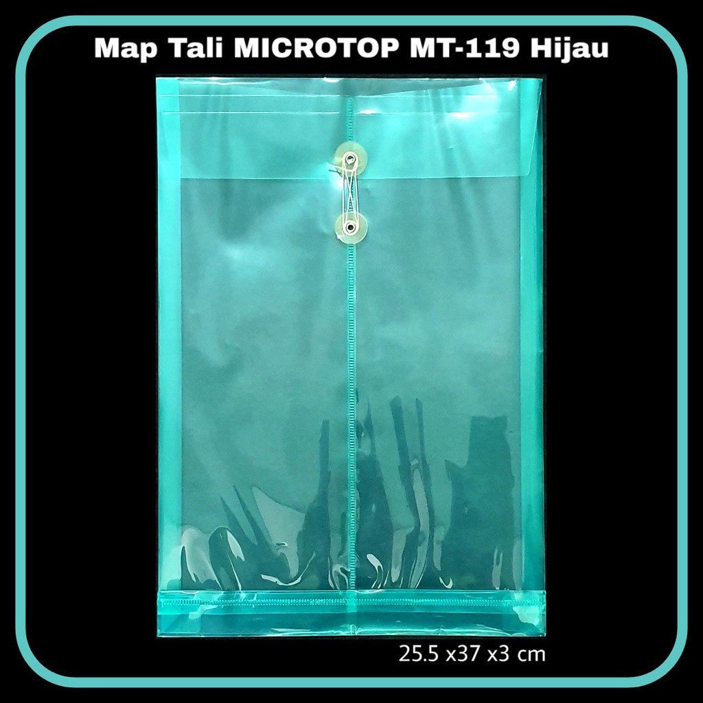 SOS Map Tali MICROTOP MT-119 / Map Tali Plastik / Map Business File ...