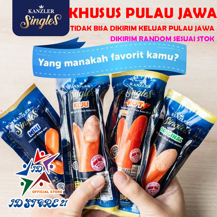 Sosis Kanzler Singles Rasa Original/Mini/HOT Khusus PULAU JAWA | Lazada ...