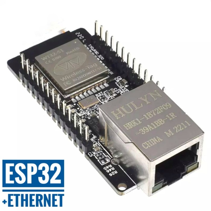 WT32 ETH01 ESP32 with Ethernet LAN RJ45 WiFi Combo Gateway Bluetooth | Lazada Indonesia