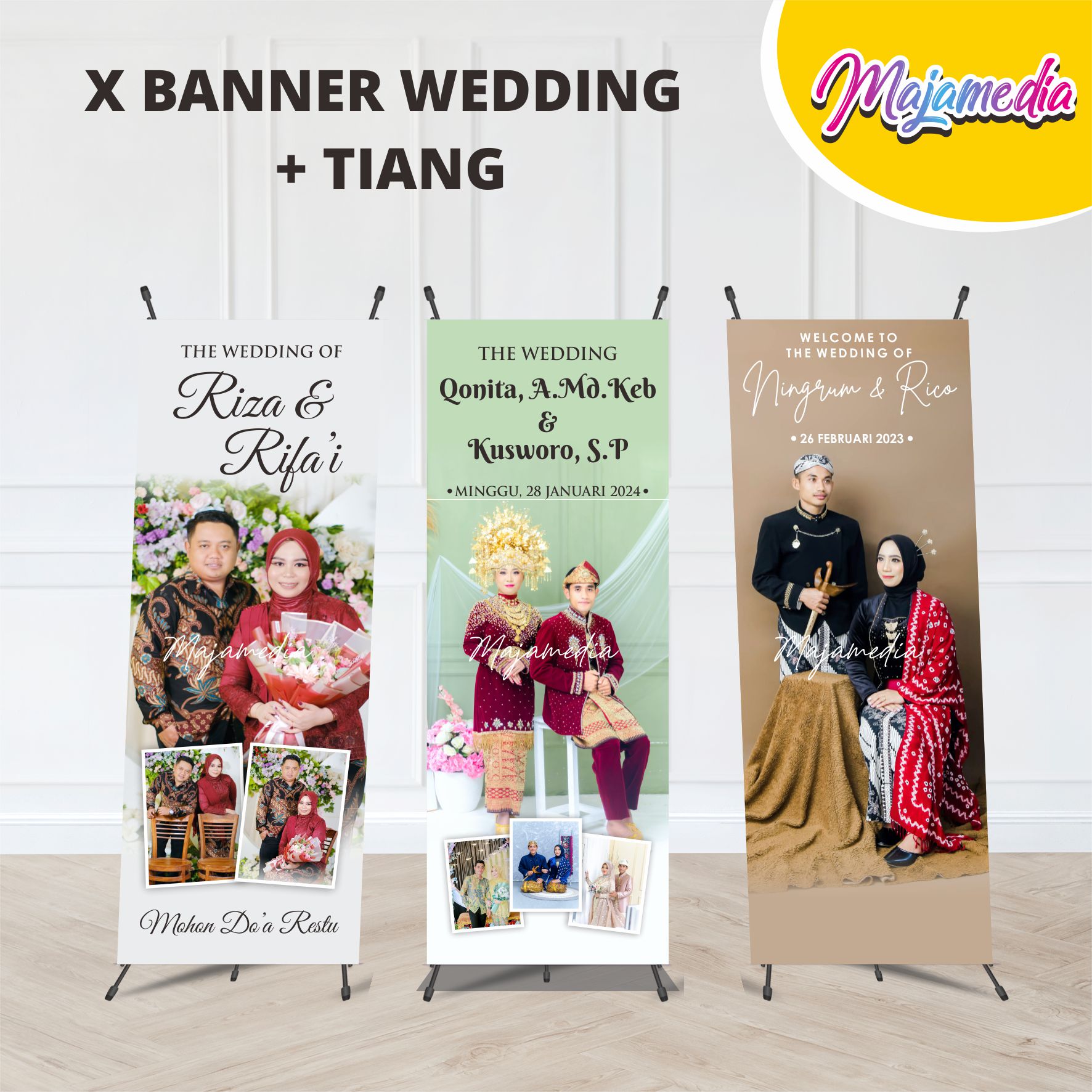 Cara Membuat Banner Wedding