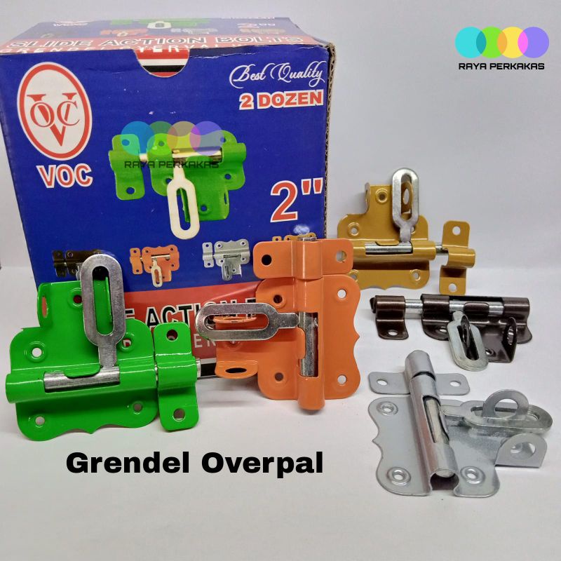 Grendel Overpal 2" Tempat Cantolan Gembok + Grendel 2 Inch | Lazada ...