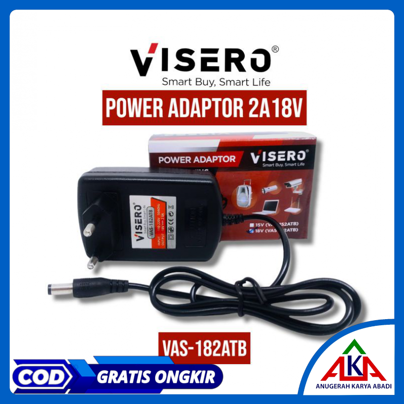 Power Adaptor 15V 18V 2A VISERO Switching | Lazada Indonesia
