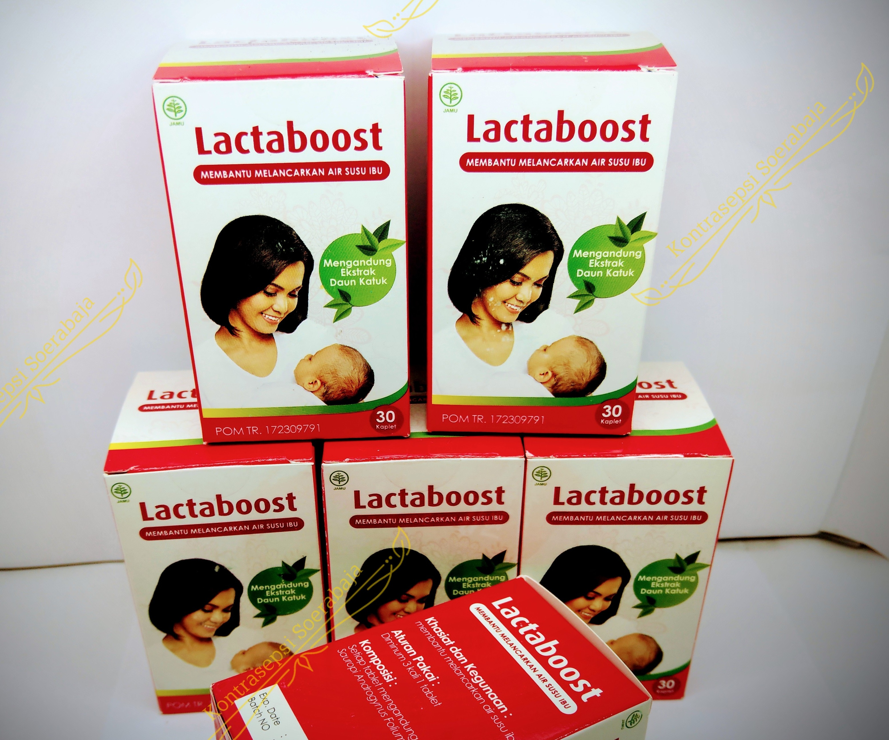 LACTABOOST isi 30 kaplet ASI BOOSTRE Pelancar ASI Obat Tradisional ...