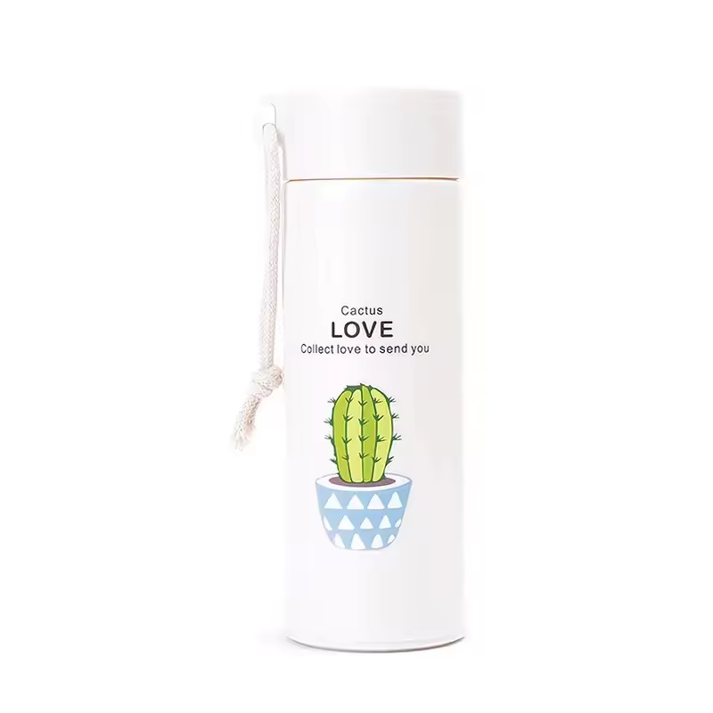 Botol Minum Kaca unik Motif Kaktus 450ml / Kaktus Model Botol Minum ...