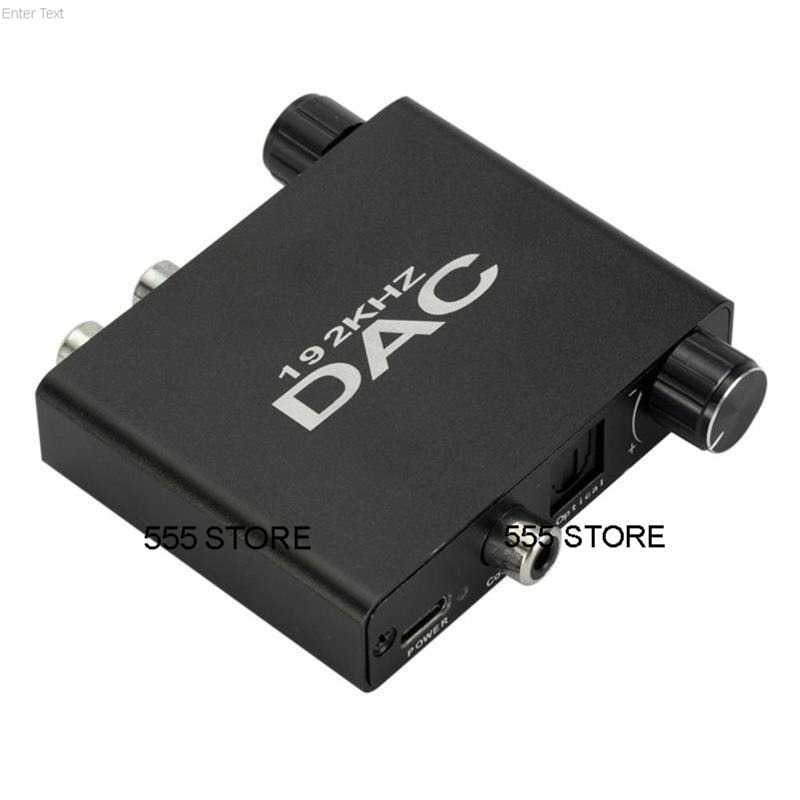 Digital Audio Converter DAC Optical Coaxial to Analog RCA | Lazada ...